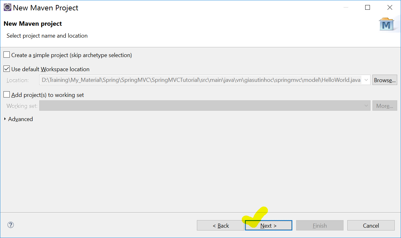 Hướng dẫn tạo project sử dụng Spring MVC 5 với eclipse - Gia Sư Tin Học
