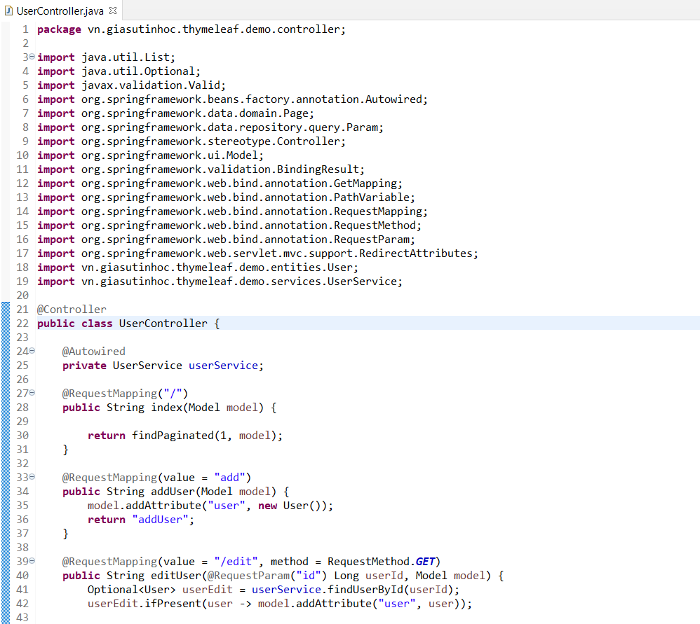 Hướng dẫn sử dụng Thymeleaf trong Spring Boot - Gia Sư Tin Học